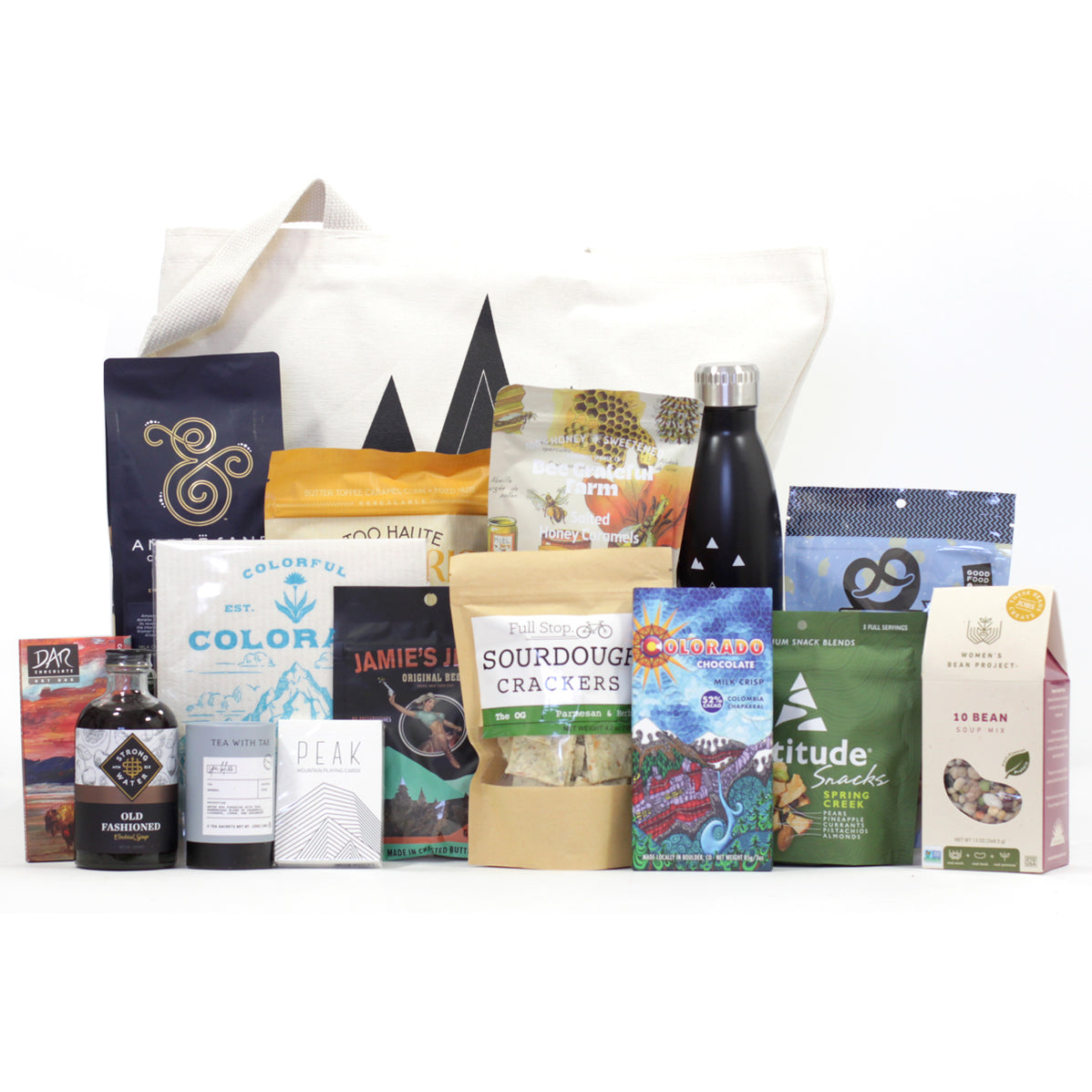 Mount Blue Sky Tote - Colorado Gift Baskets – Colorado Crafted